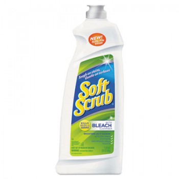 CLO 01602 Clorox Soft Scrub w/Bleach 9/24oz