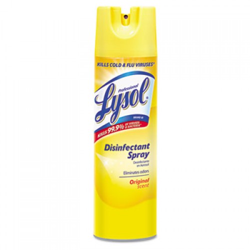 REC 04650 Lysol Spray Regular Scent 12-19oz Aerosol Cans Per Case