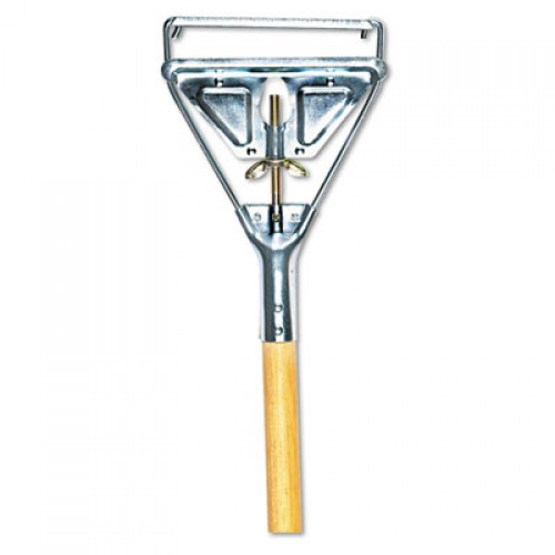 BWK 605 63 Inch Heavy Duty Wood Mop Handle Metal Quick Release Bottom ...