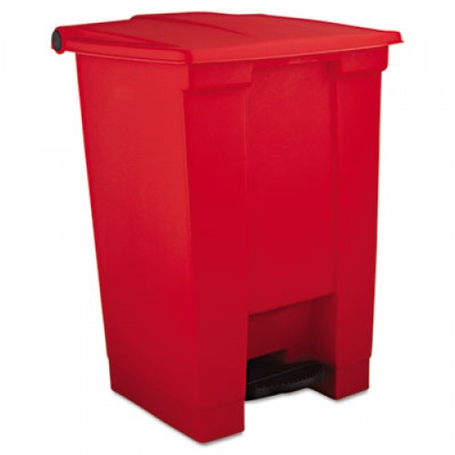 RCP 6144 RED Step On Can 12 Gallon Red Per Each