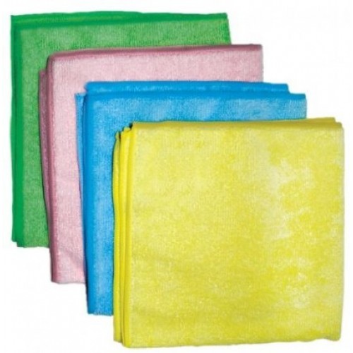 NUF C16GRE Microfiber Cloth General Purpose Color Green 16 Inch x 16 ...