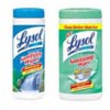RAC 77182CT Lysol Disinfecting Wipes Lemon and Lime Blossom Scent 7 ...